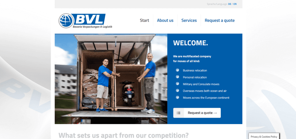 52 Best International Moving Companies in Germany