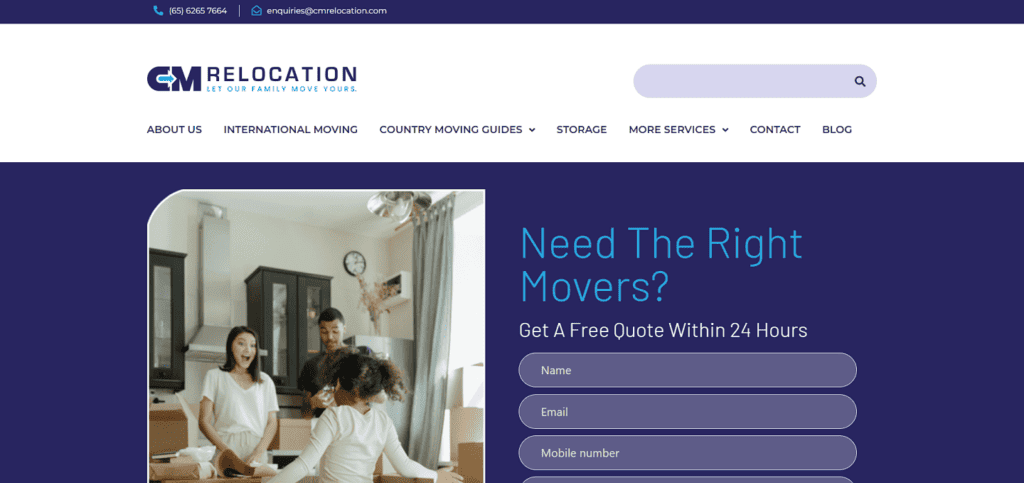 シンガポールのベスト海外引越し業者22社 - MoverDB.com