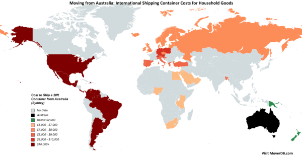 International Container Shipping Rates Chart: October 2025