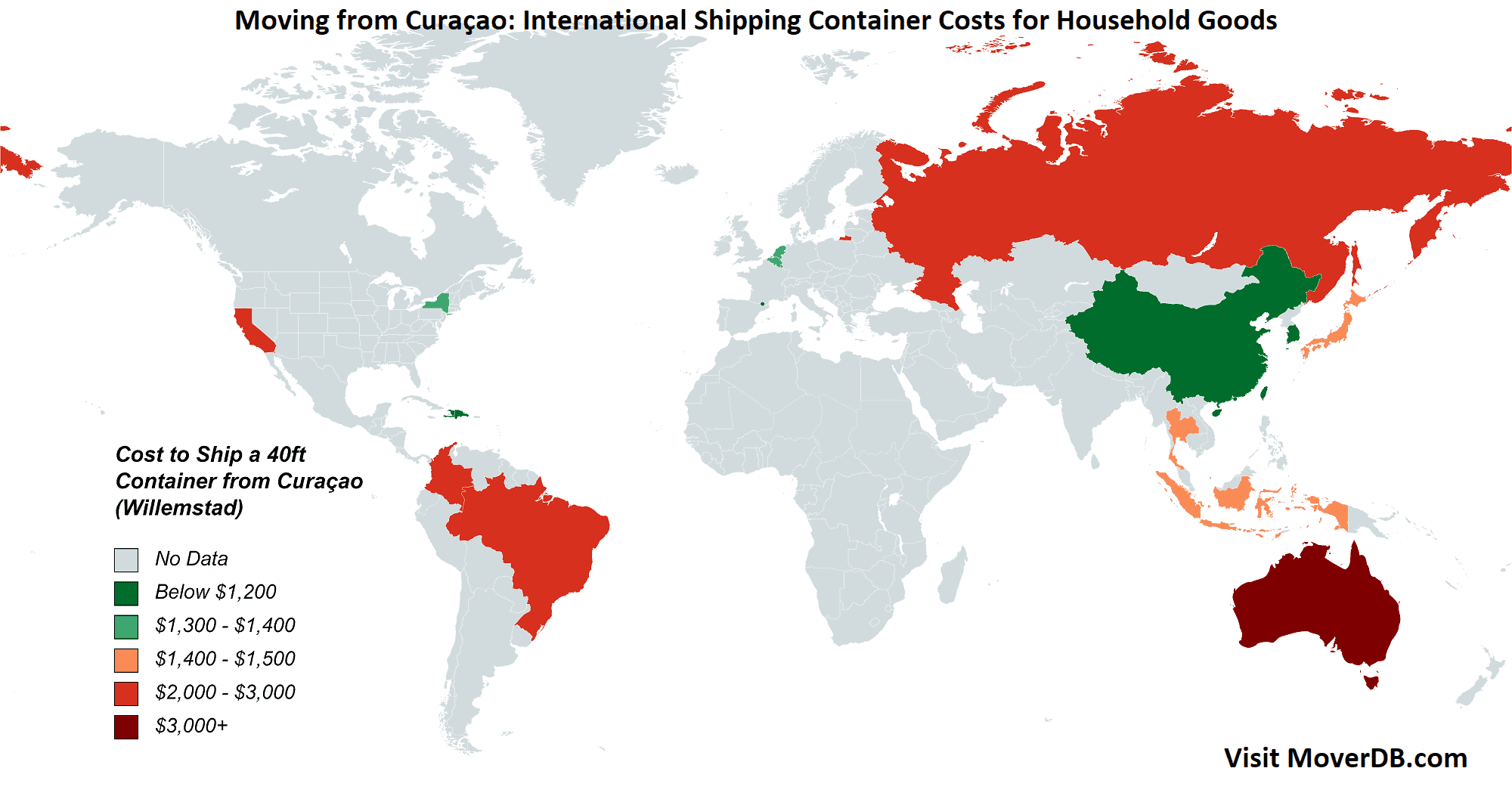 2025 Sea Freight Container Shipping Rates To & From Curaçao