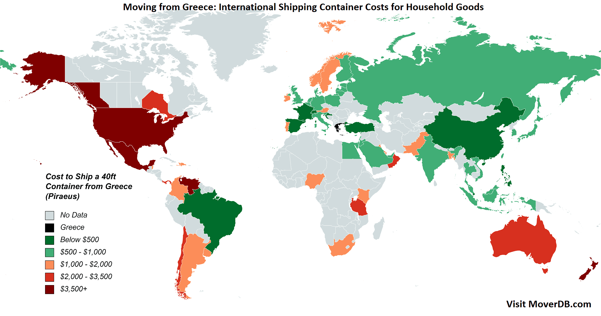 2024 Sea Freight Container Shipping Rates To & From Greece
