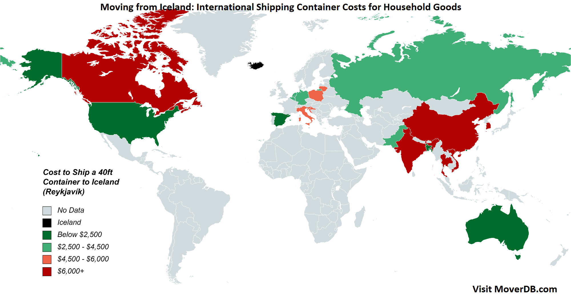 2026 Sea Freight Container Shipping Rates To & From Iceland