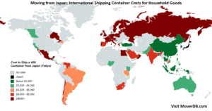 2025 Sea Freight Container Shipping Rates To & From Japan