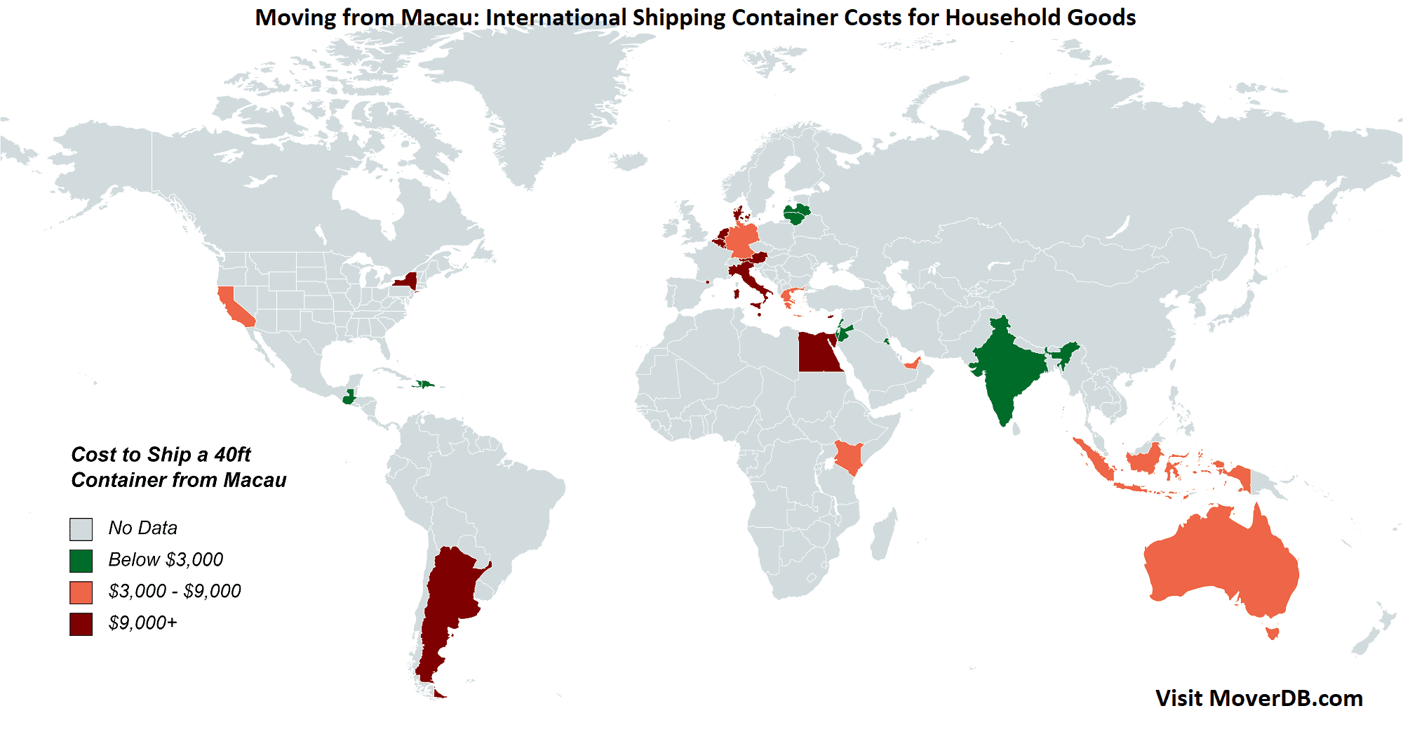 2025 Sea Freight Container Shipping Rates To & From Macau