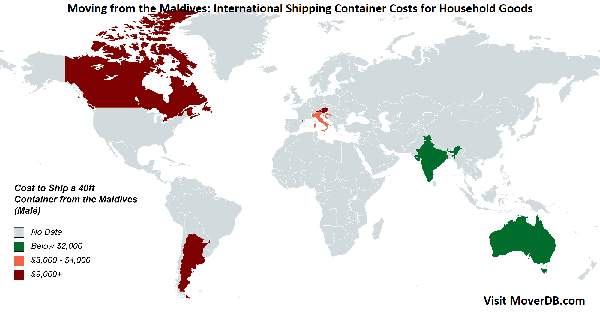 2025 Sea Freight Container Shipping Rates To & From the Maldives