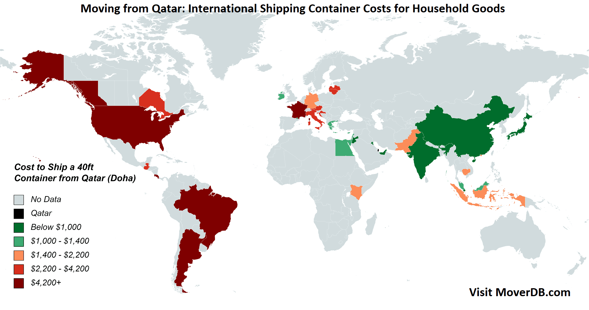 2026 Sea Freight Container Shipping Rates To & From Qatar