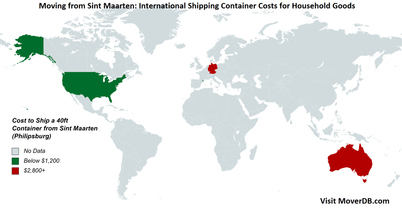 2025 Sea Freight Container Shipping Rates To & From Sint Maarten