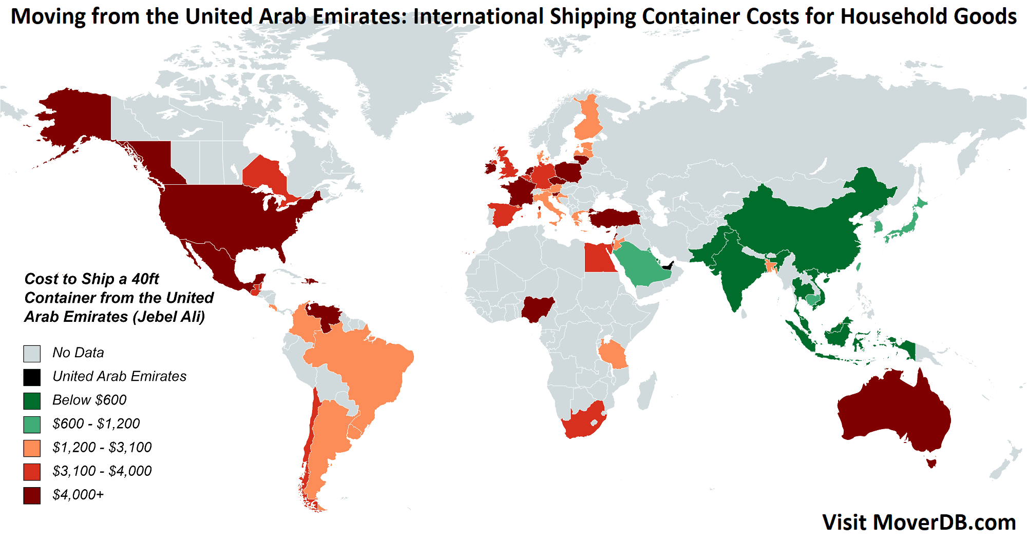 2025 Container Shipping Rates To & From The UAE