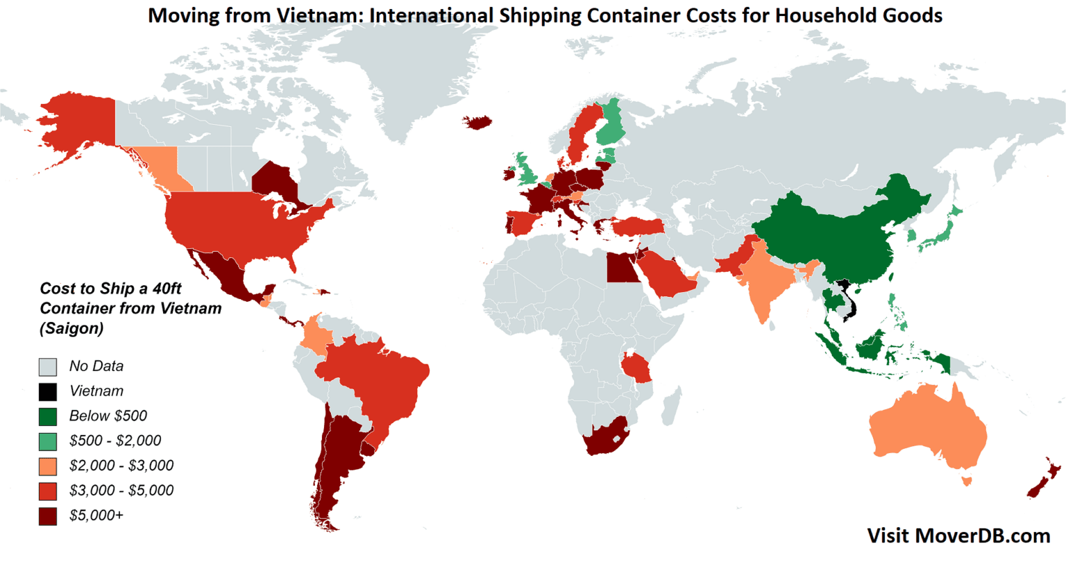 2026 Sea Freight Container Shipping Rates To & From Vietnam