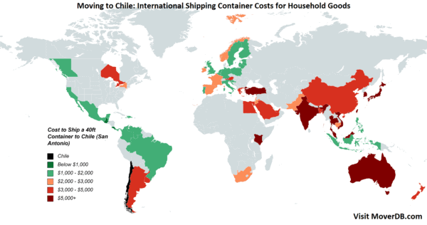 2024 Sea Freight Container Shipping Rates To & From Chile