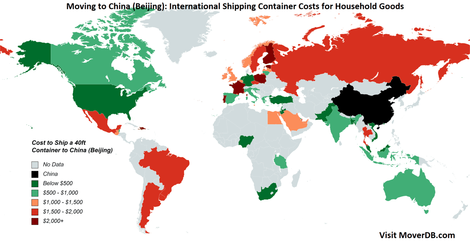 2025 Sea Freight Container Shipping Rates To & From China