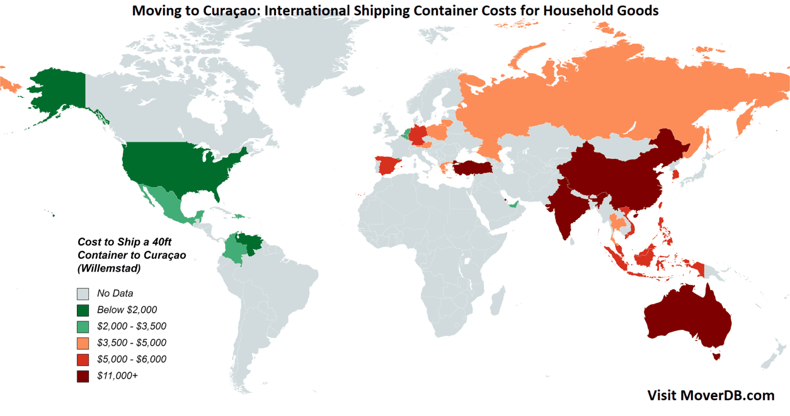 2025 Sea Freight Container Shipping Rates To & From Curaçao