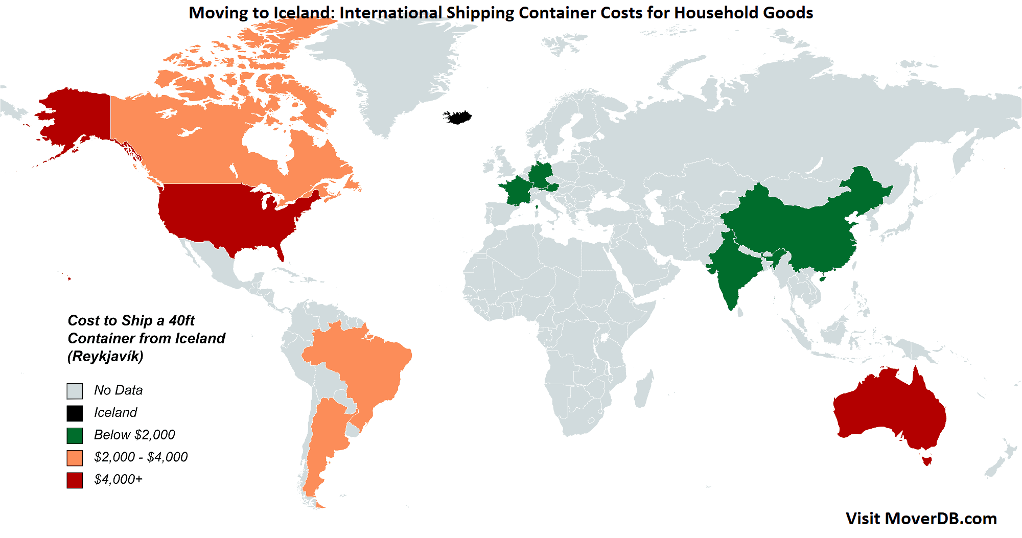 2026 Sea Freight Container Shipping Rates To & From Iceland
