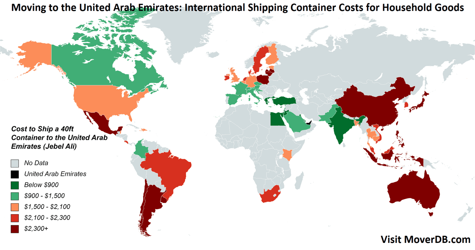 2025 Container Shipping Rates To & From The UAE