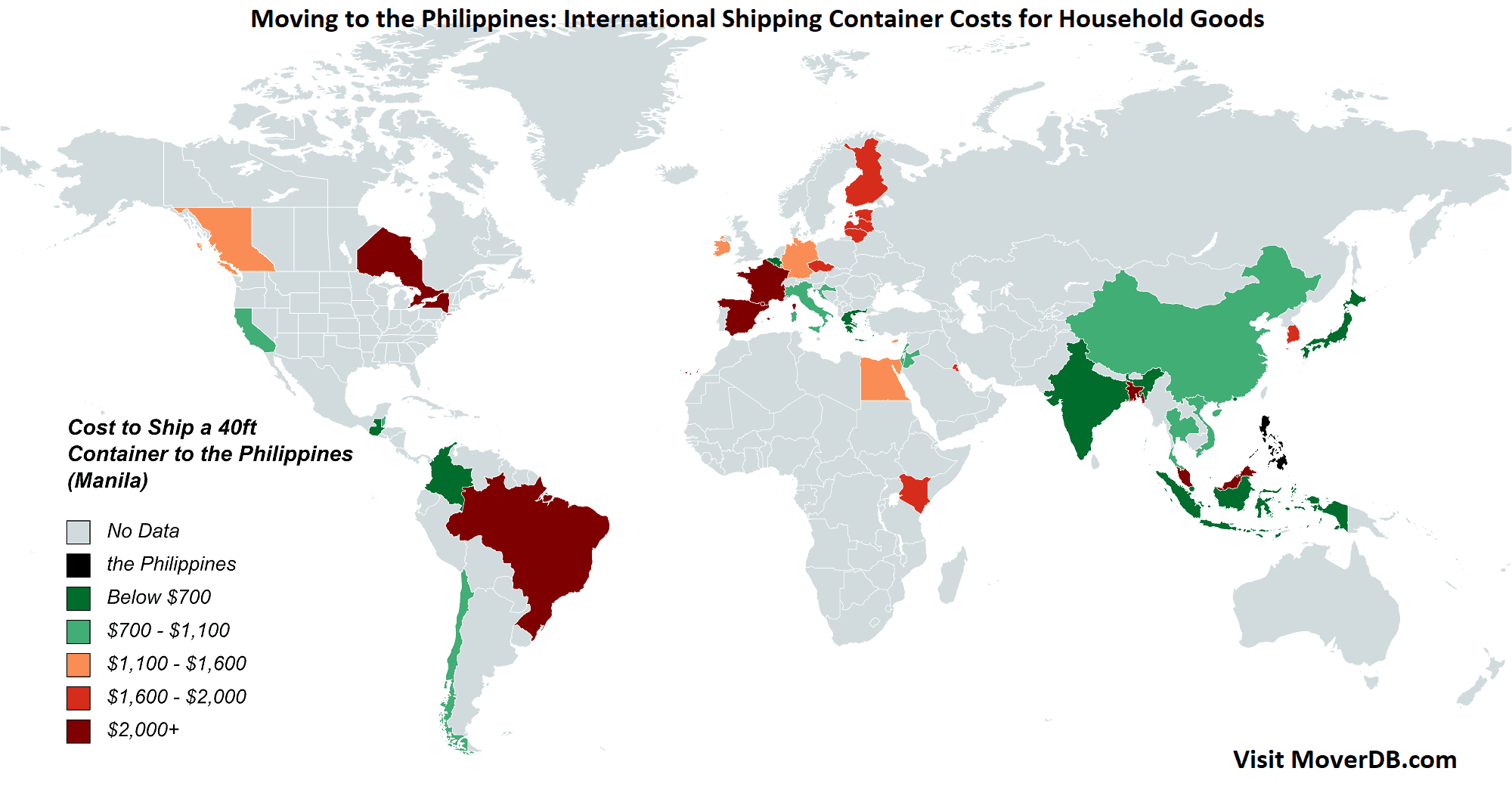 2025 Sea Freight Container Shipping Rates To & From the Philippines