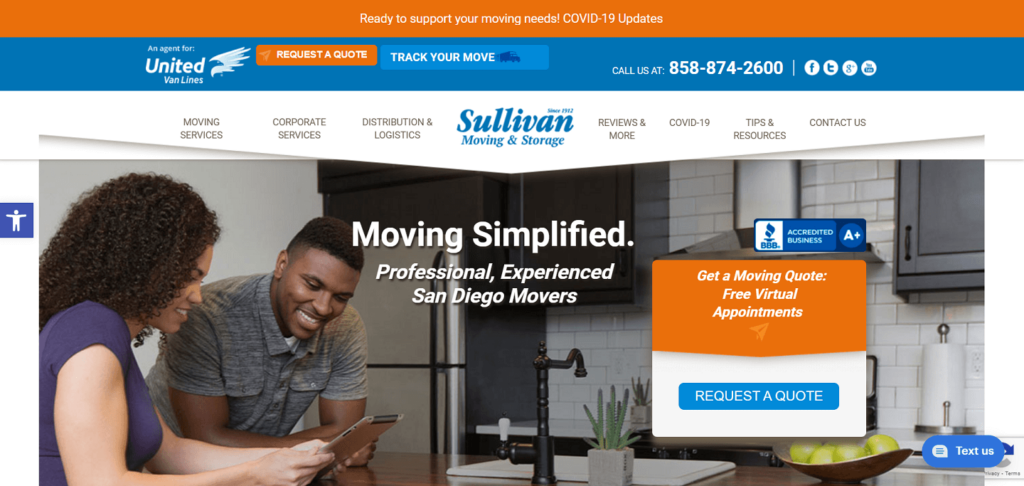 4 Labākie starptautiskās pārcelšanās uzņēmumi San Diego - MoverDB.com