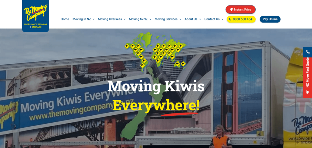 9家新西兰最佳国际搬家公司 - MoverDB.com